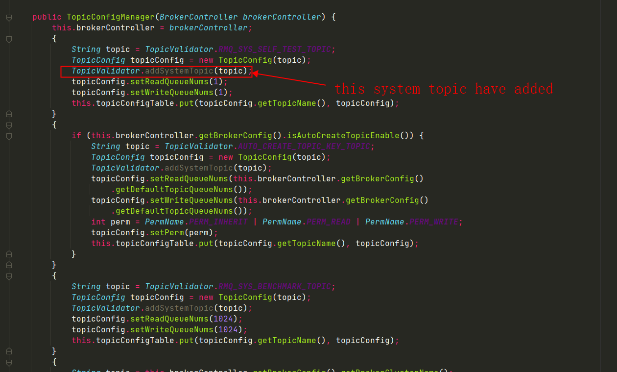 Fixed repeatedly adding system topics to SYSTEM_TOPIC_SET · Issue #5952 ...