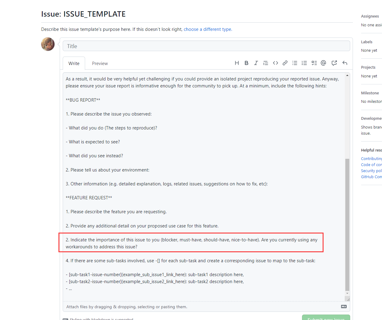 Fix issue template feature request order incorrect · Issue #6244 · apache/rocketmq · GitHub