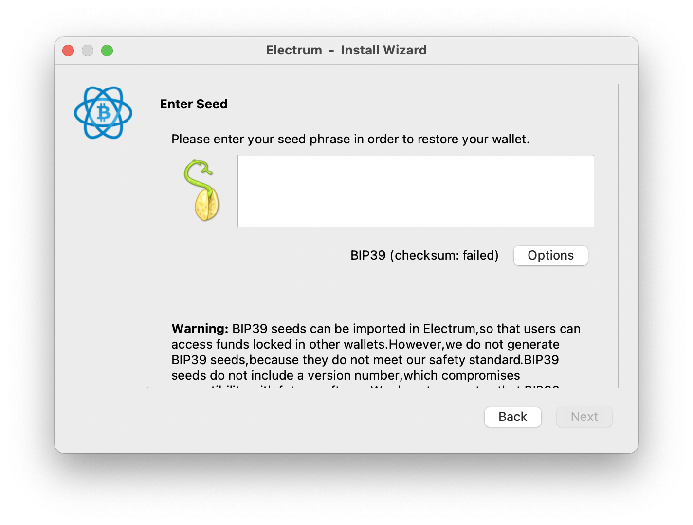 Optional Bip39 Passphrase At Wallet Creation And Restore · Issue 17 · Alephiumdesktop Wallet