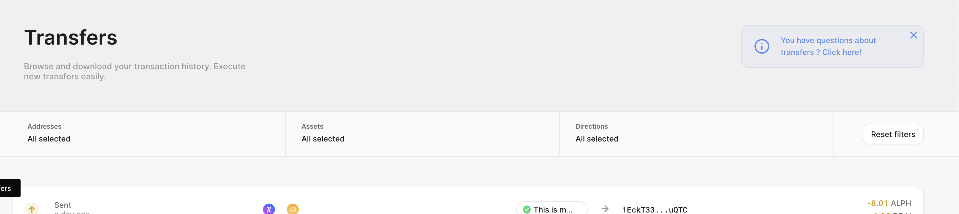 Update links for explanations on Transfers and Adressess page · Issue #644 · alephium/desktop ...