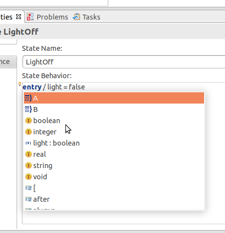 Content Assist shows types where it shouldn't · Issue #2605 · itemisCREATE/statecharts · GitHub