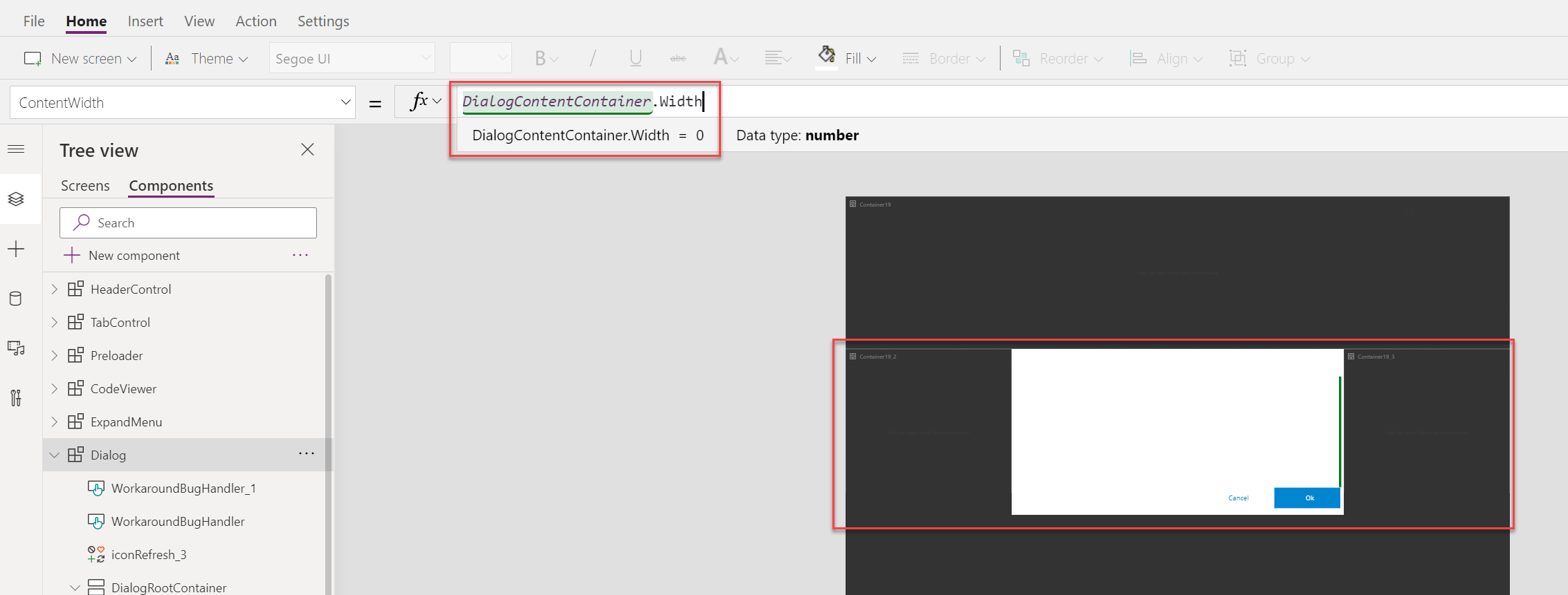 Dialog Buttons are not aligned correct · Issue #1081 · microsoft/powerapps-tools · GitHub