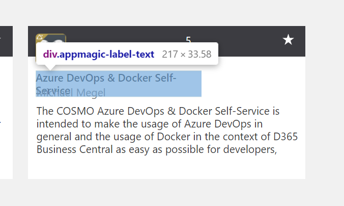 [CoE Starter Kit - BUG] App-Name does not use the available space in ...