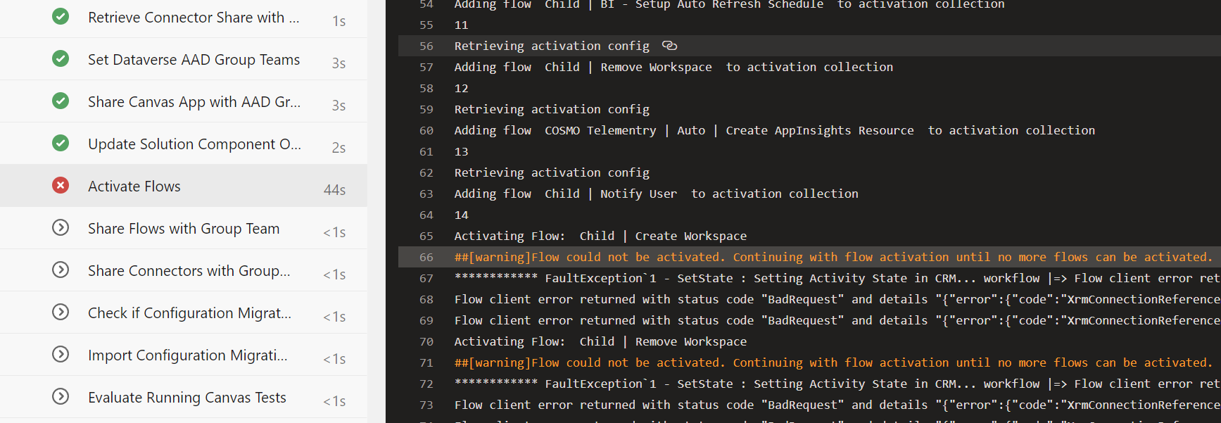 [ALM Accelerator - BUG]: Impossible Flow Activation after Import · Issue #3535 · microsoft/coe ...