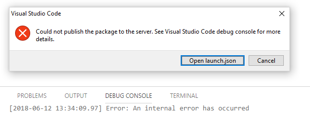 Cannot Deploy Debug After Vscode Update · Issue 2566 · Microsoftal · Github