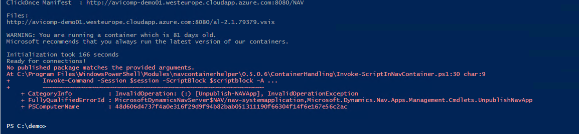 New-NavContainer.ps1 fails with imported Database Backup · Issue #374 · microsoft ...