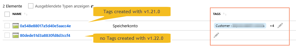 [BUG] Storage tags are not created in version 1.22.0 · Issue #655 · Azure/azure-libraries-for ...