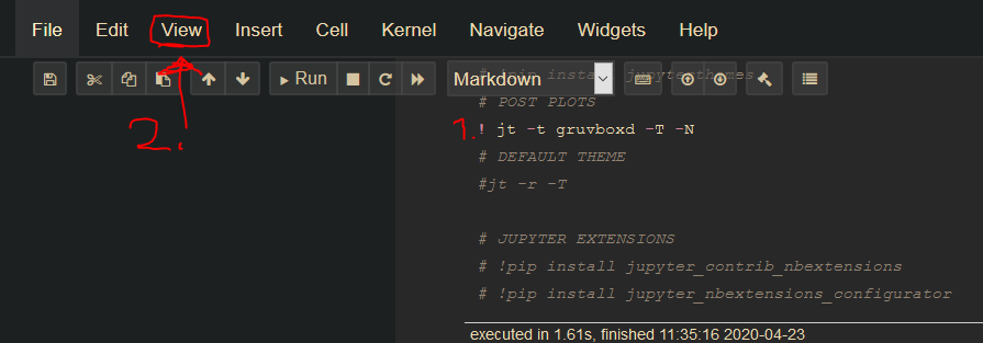Toolbar missing · Issue #267 · dunovank/jupyter-themes · GitHub Toolbar missing · Issue #267 · dunovank/jupyter-themes · GitHub