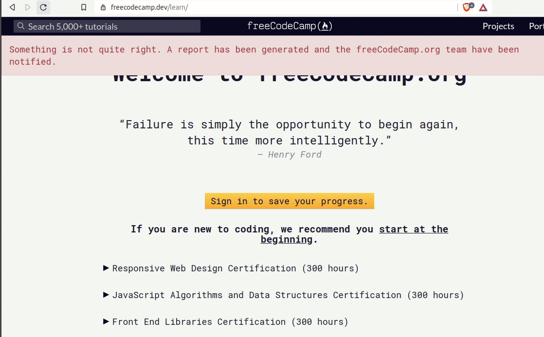 Quotes refreshing on click · Issue #37341 · freeCodeCamp/freeCodeCamp ...