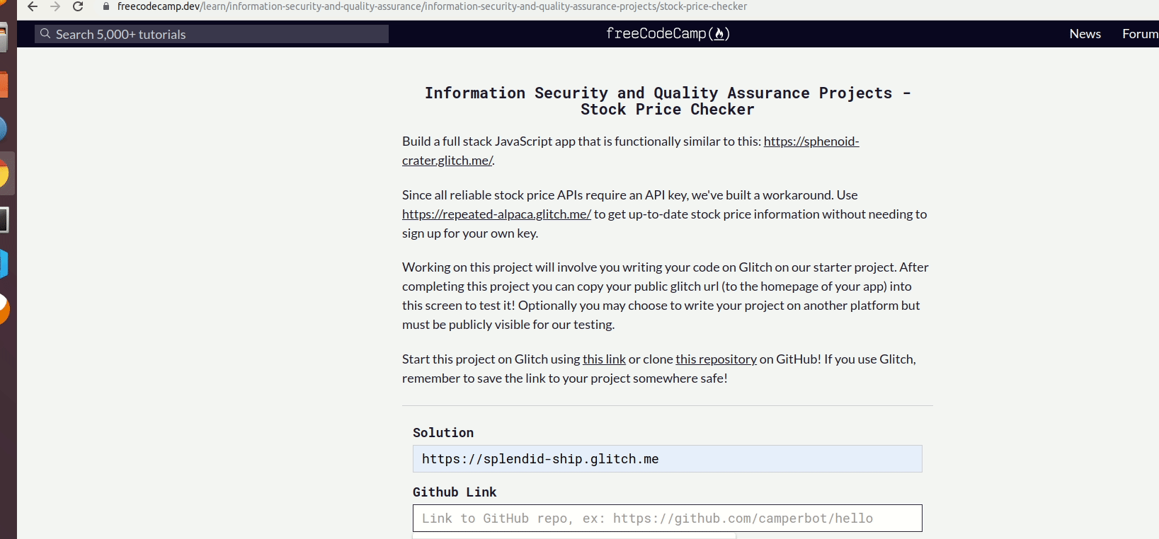 Can't submit backend project · Issue #37381 · freeCodeCamp/freeCodeCamp · GitHub