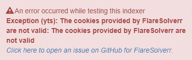 [mteamtp] (updating) The cookies provided by FlareSolverr are not valid · Issue #518 ...