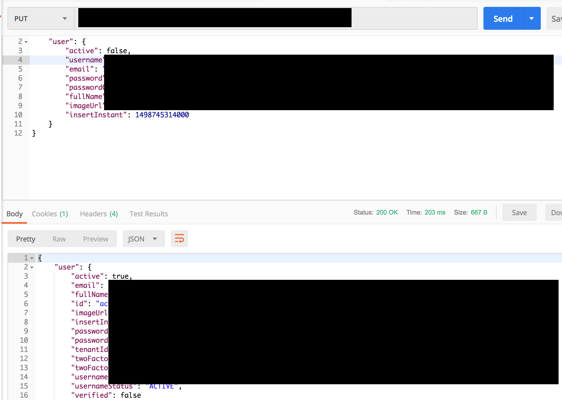 "activate" field is not updated via the user update API · Issue #137 · FusionAuth/fusionauth ...