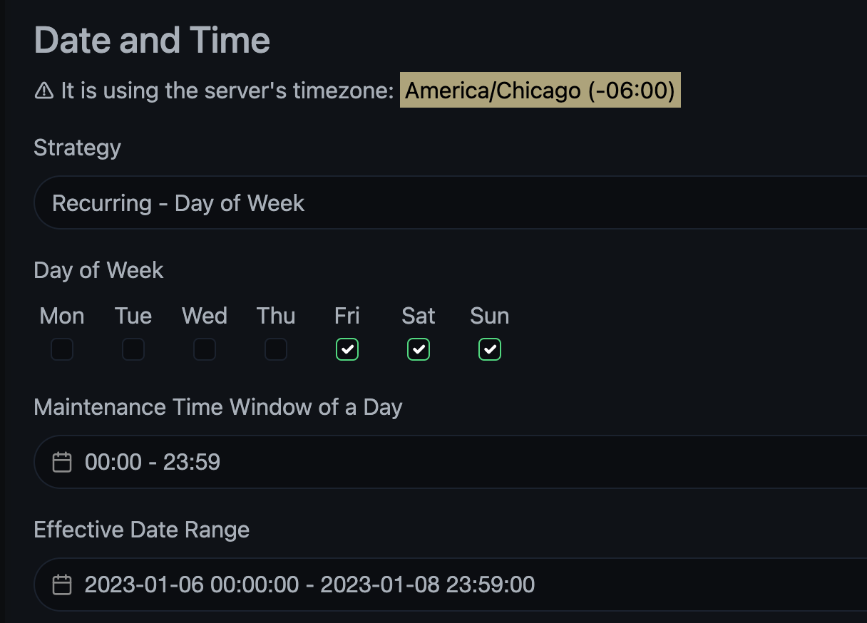 weekly maintenance window · Issue #2559 · louislam/uptime-kuma · GitHub