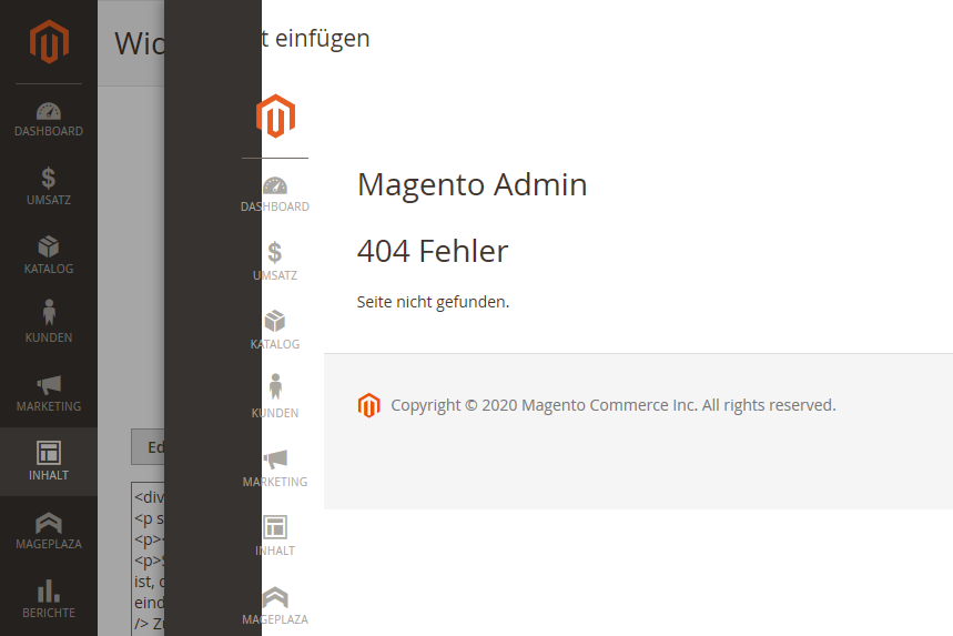 Cannot insert widgets in CMS page or static block · Issue #29005 · magento/magento2 · GitHub