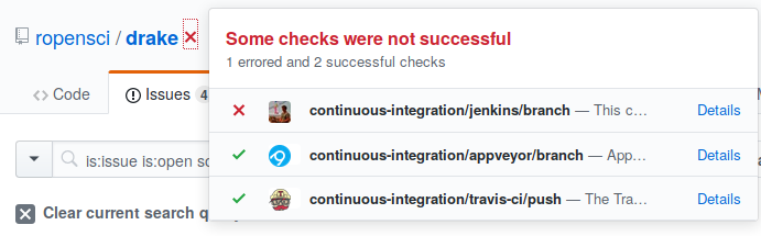 New Jenkins CI hook not working · Issue #863 · ropensci/drake · GitHub