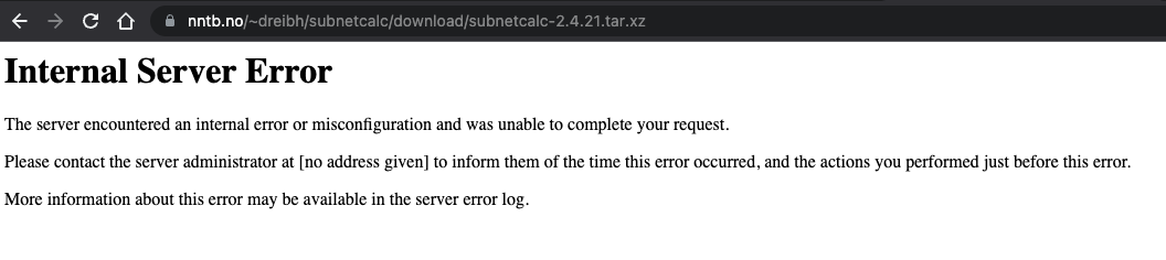 About artifact location · Issue #15 · dreibh/subnetcalc · GitHub