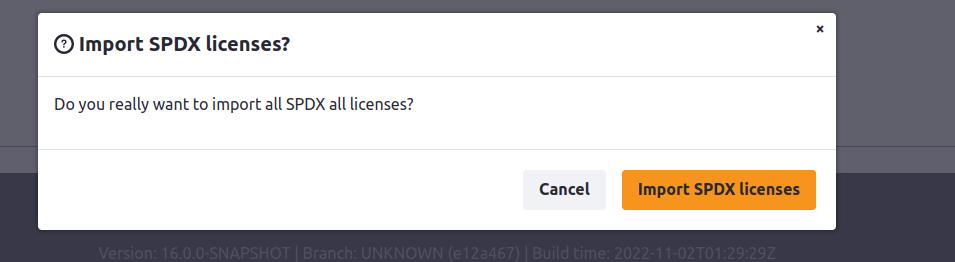 Can't import SPDX licenses with new SPDX library (tools-java 1.0.4 ...