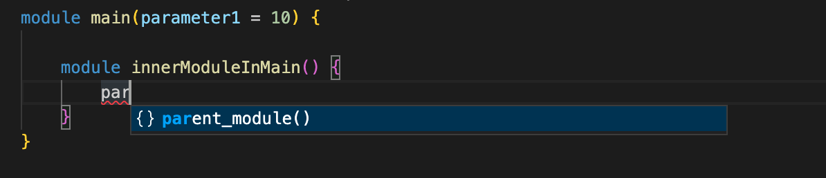 Inner module is not getting completions for outer module's parameters · Issue #3 · Leathong ...
