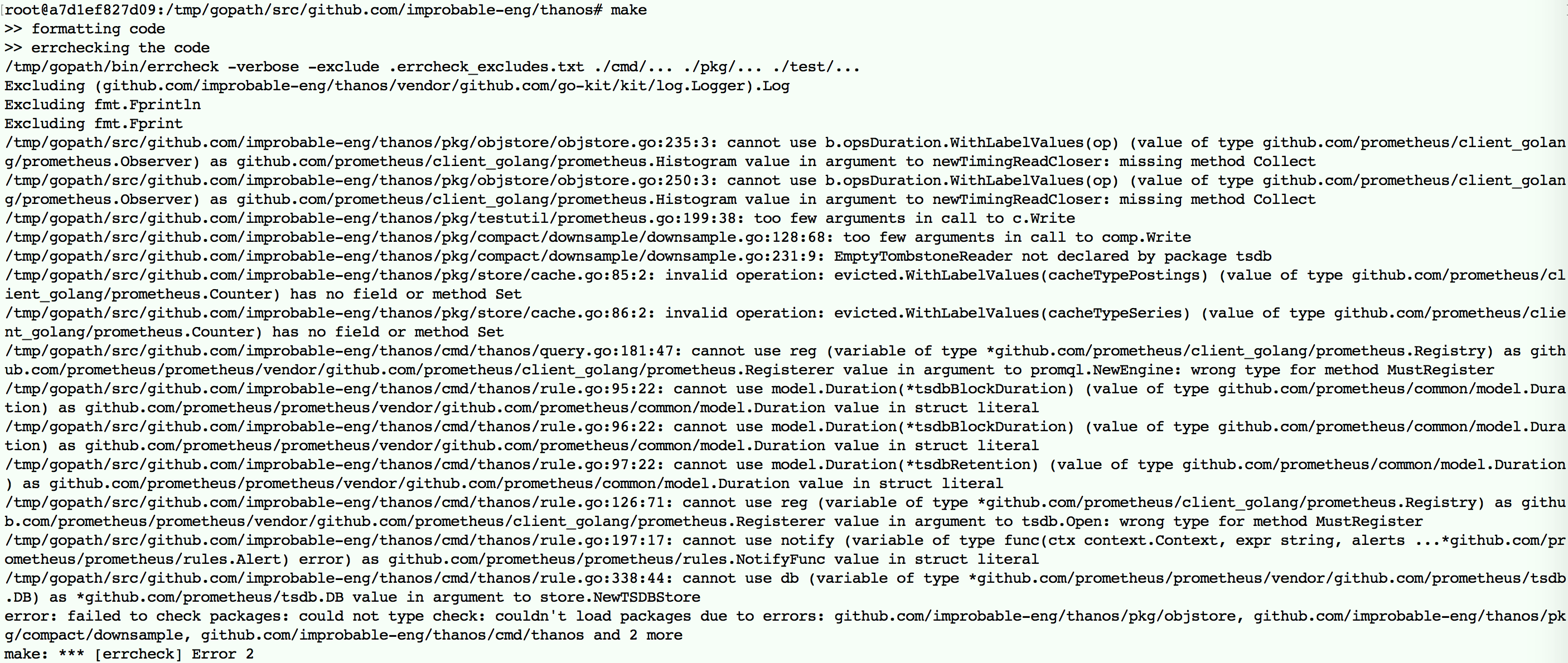 Make Fail · Issue 466 · Thanos Iothanos · Github 