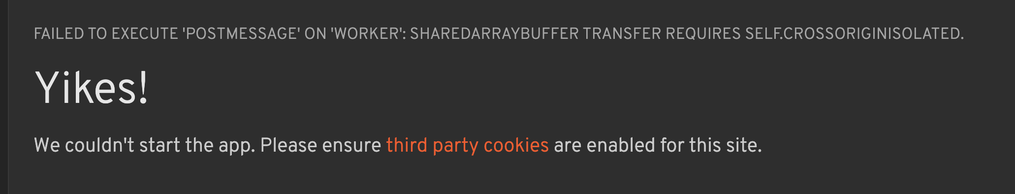 Webcontainer does not run when "pnpm preview --host", but it works when ...