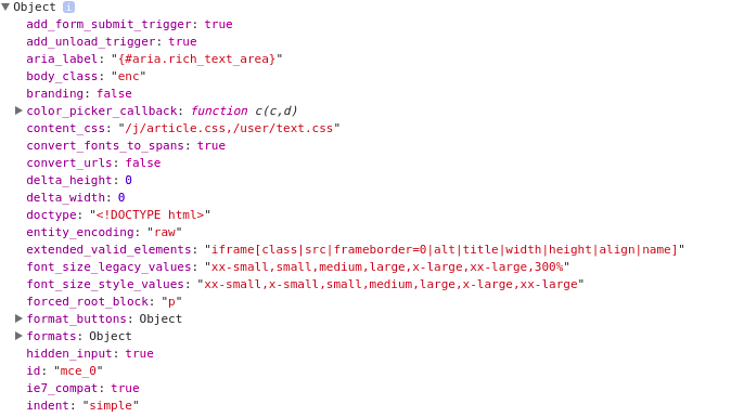 Ignoring of extended_valid_elements · Issue #3801 · tinymce/tinymce ...