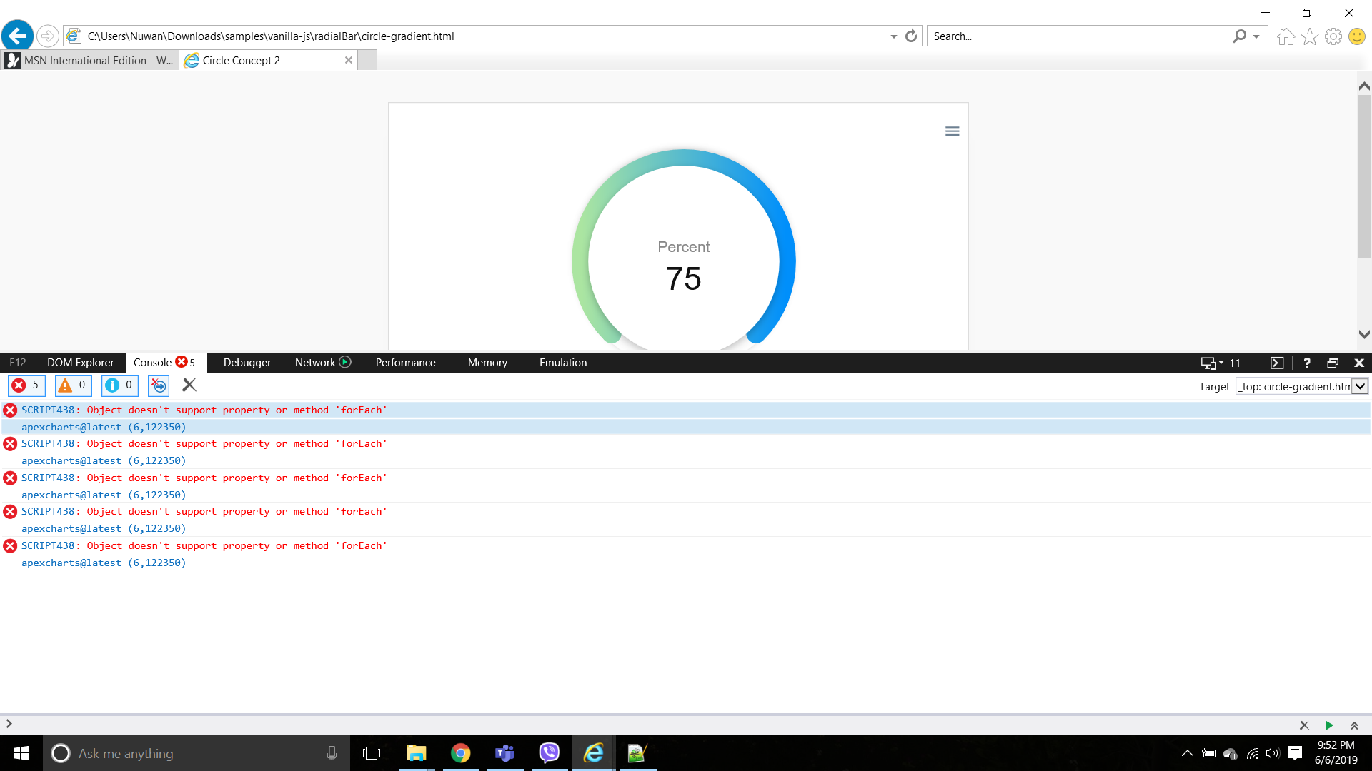 Radial Bar Chart Giving Error In Ie 11 · Issue 660 · Apexchartsapexchartsjs · Github