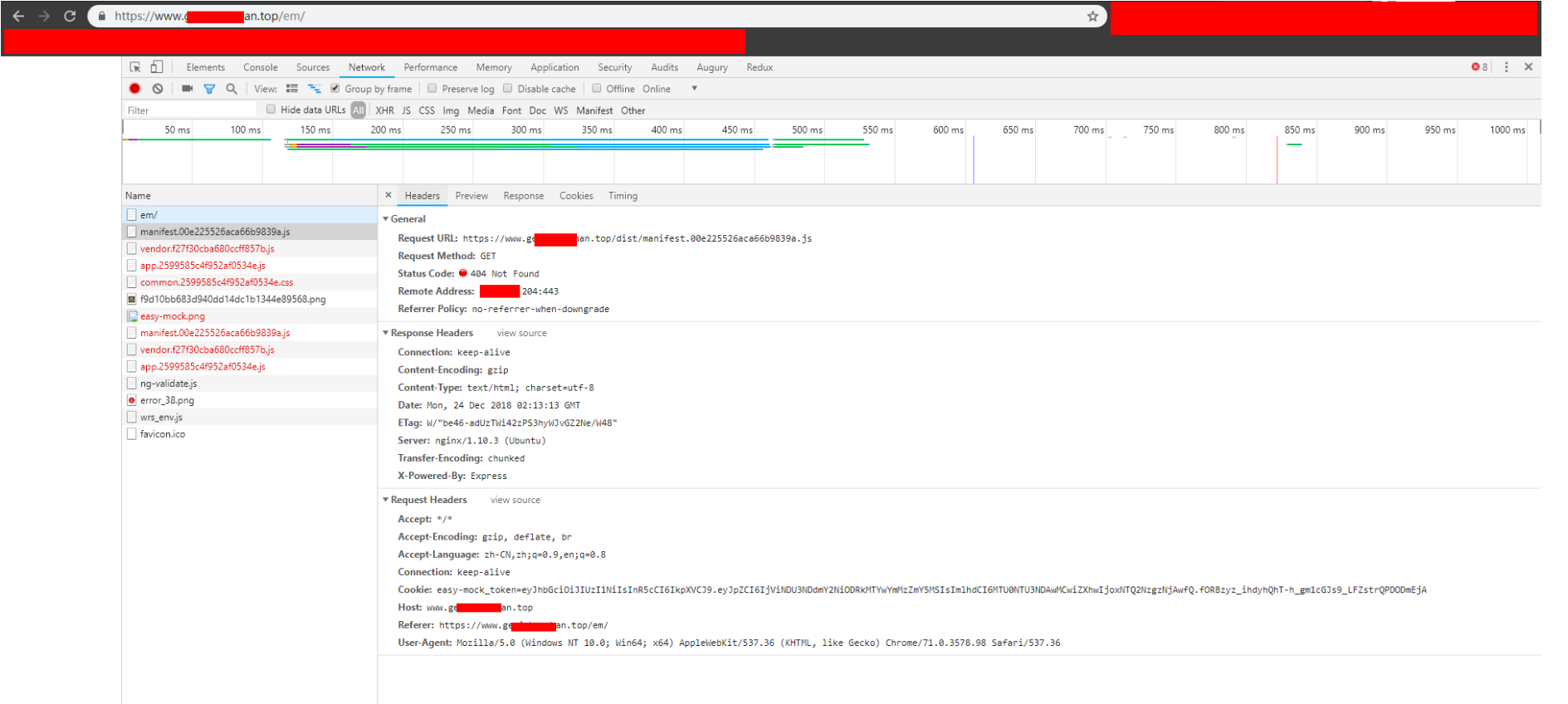 nginx反向代理内部报404，附配置截图（nginx 404） · Issue #258 · easy-mock/easy-mock ...