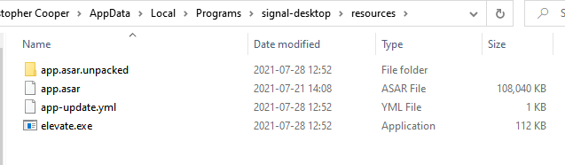 Auto-update seems to fail · Issue #5426 · signalapp/Signal-Desktop · GitHub