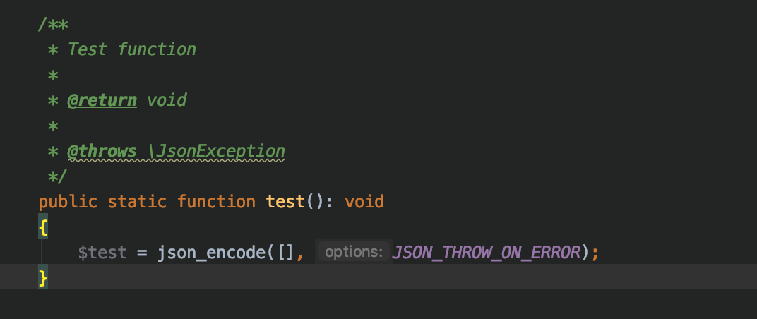 Exception Jsonexception Is Never Thrown In The Function · Issue 1414