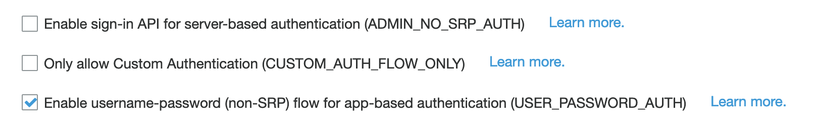 Auth.signIn throws NotAuthorizedException Incorrect username or password in ios · Issue #1181 ...