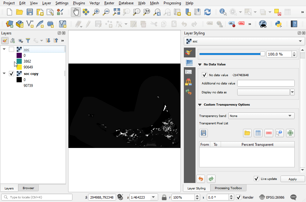 Allow Additional No Data To Transfer With Raster Layer Style · Issue 36953 · Qgisqgis · Github