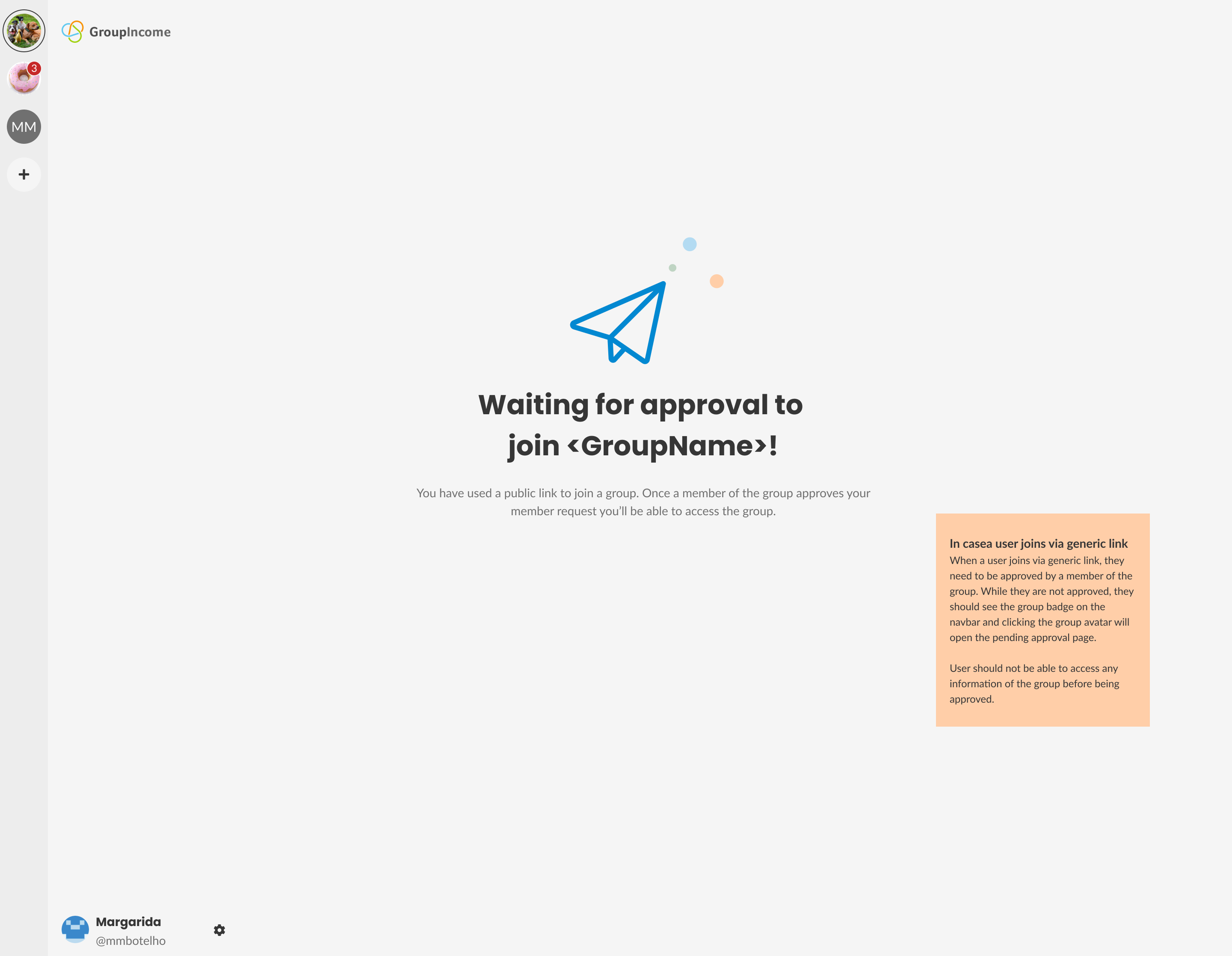UI for groups in 'pending' state · Issue #1446 · okTurtles/group-income ...