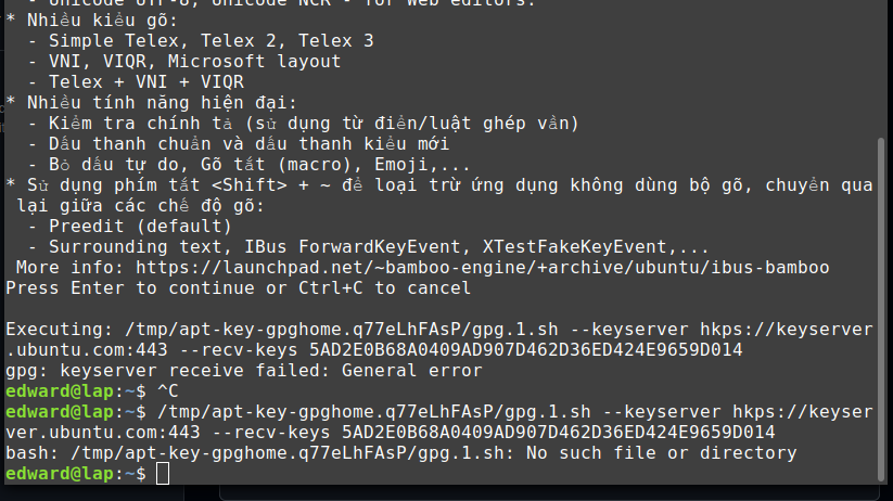 Không cài được linux mint · Issue #303 · BambooEngine/ibus-bamboo · GitHub