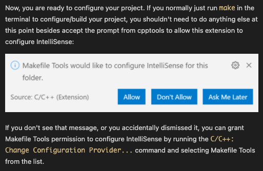 No Intellisense Inside The Makefiles · Issue 332 · Microsoftvscode Makefile Tools · Github 