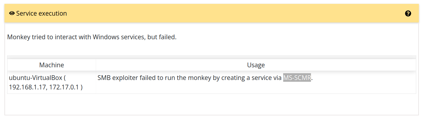 Service Execution ATT&CK technique fails · Issue #1571 · guardicore/monkey · GitHub