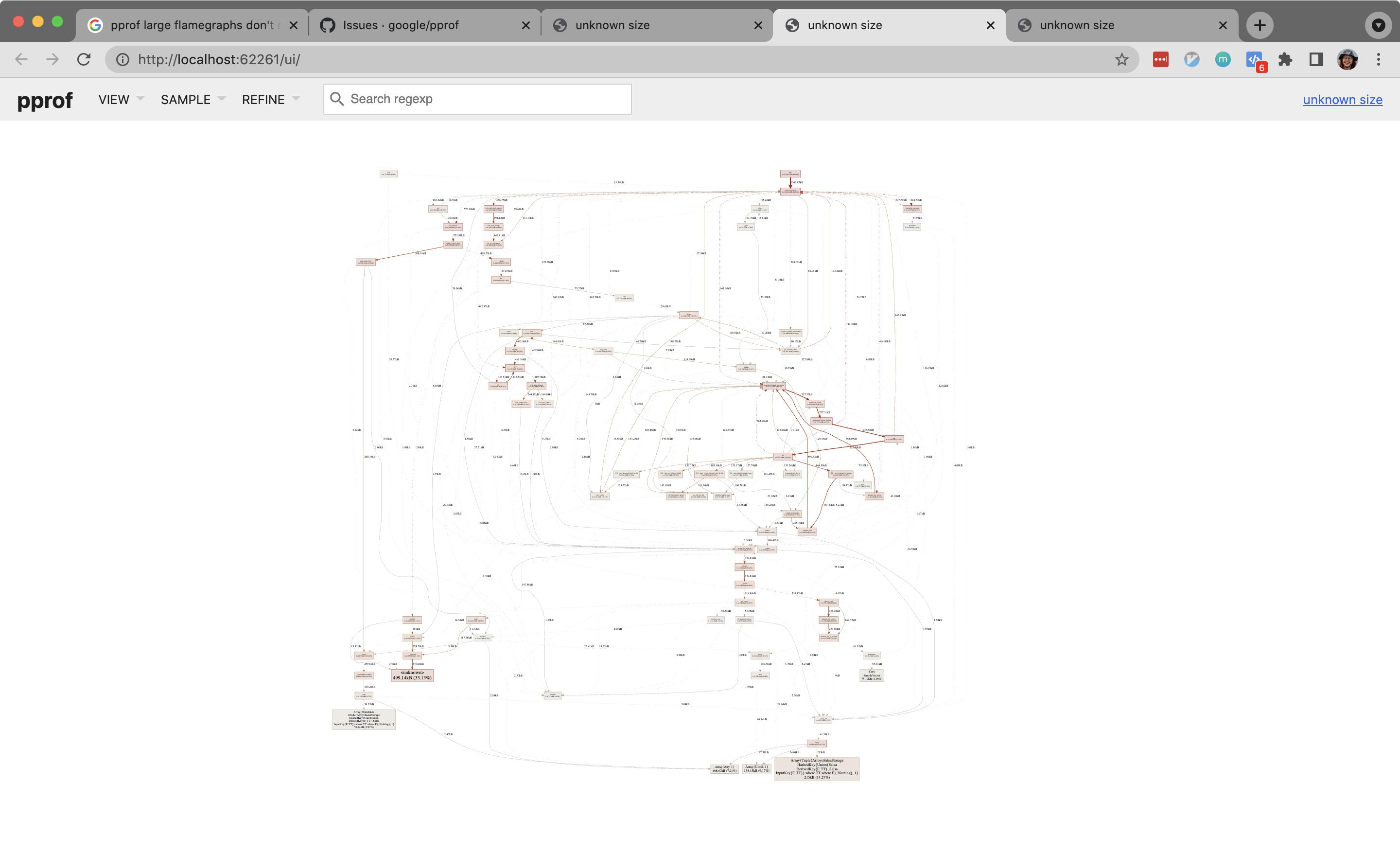 Sometimes very large flamegraphs don't render · Issue #663 · google ...