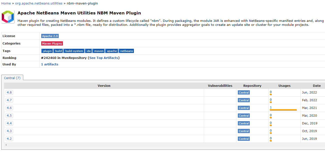 Old nbm-maven-plugin:4.3 is generated for new project pom · Issue #4316 · apache/netbeans · GitHub