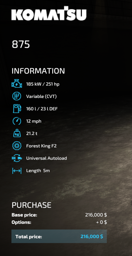 Komatsu Forwarder Pack (HR Forst und Fahrzeugbau) · Issue #60 · ddewar/FS22 ...