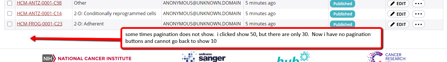 UI: Restyle Model Management Page · Issue #547 · nci-hcmi-catalog/portal · GitHub