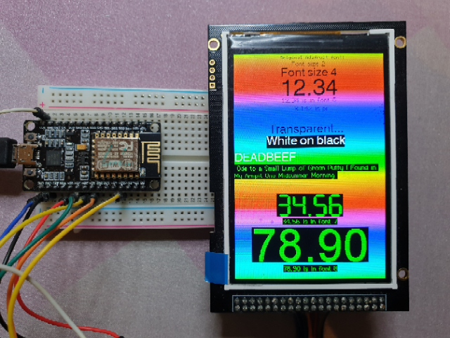 Connection to Wemos D1 · Issue #484 · Bodmer/TFT_eSPI · GitHub