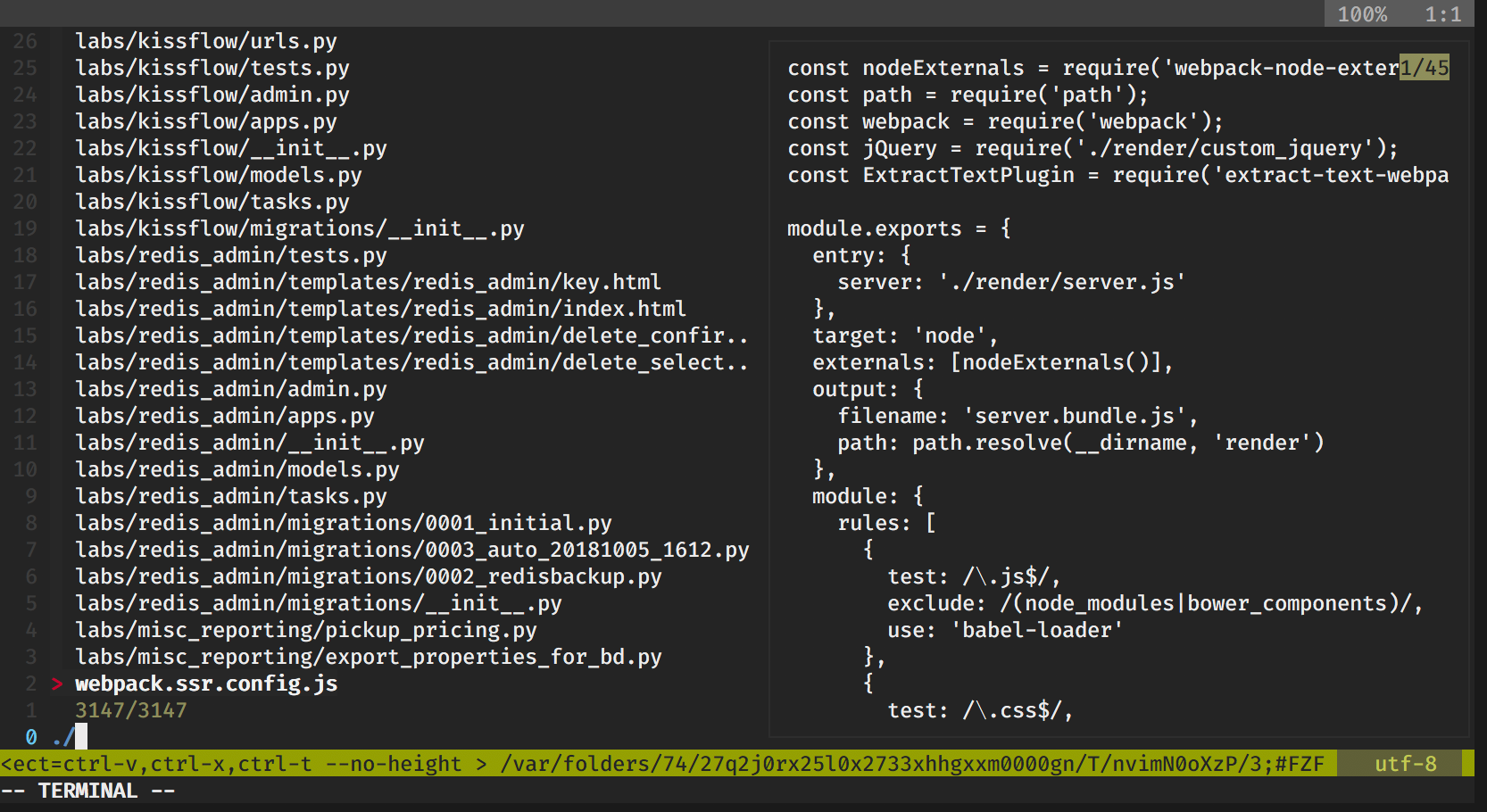 Lightline config to hide fzf lengthy description · Issue #334 · itchyny/lightline.vim · GitHub