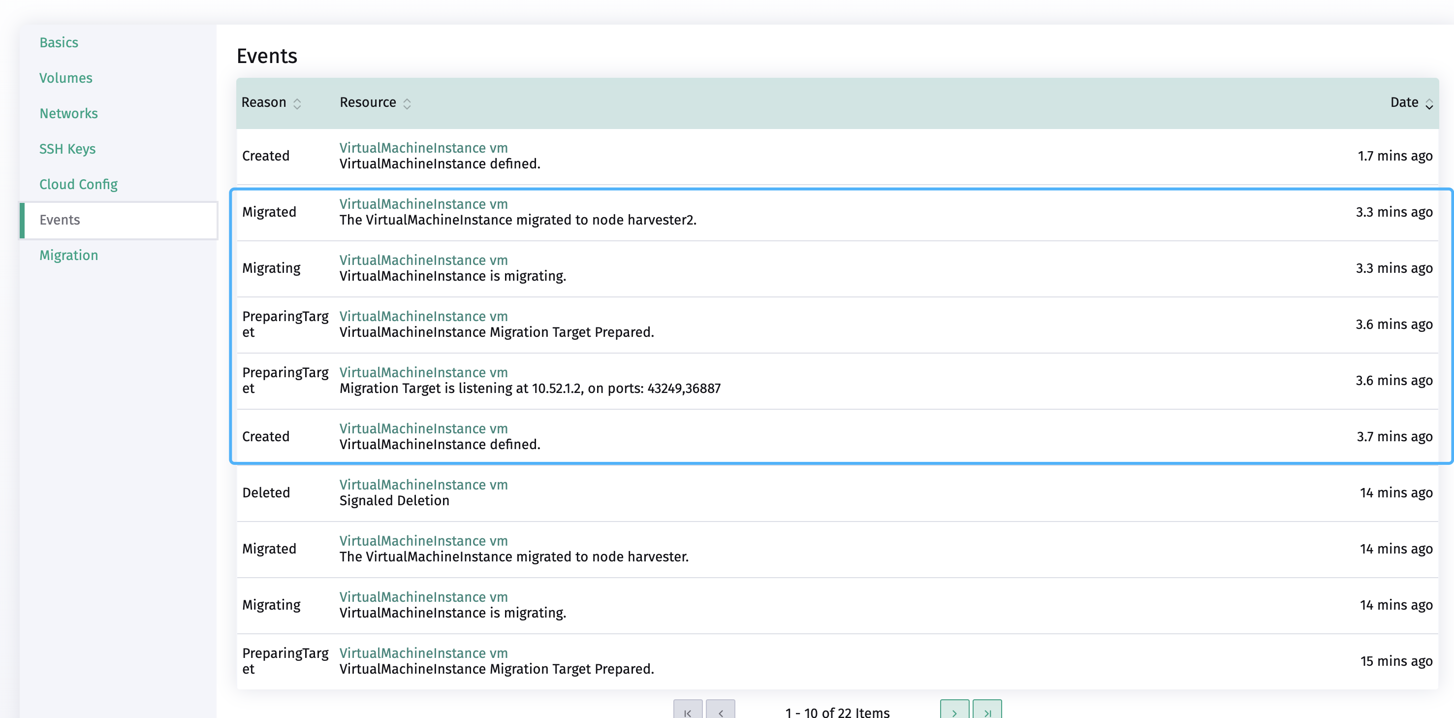 [BUG] migration can not be canceled or selecting a target node · Issue #622 · harvester ...