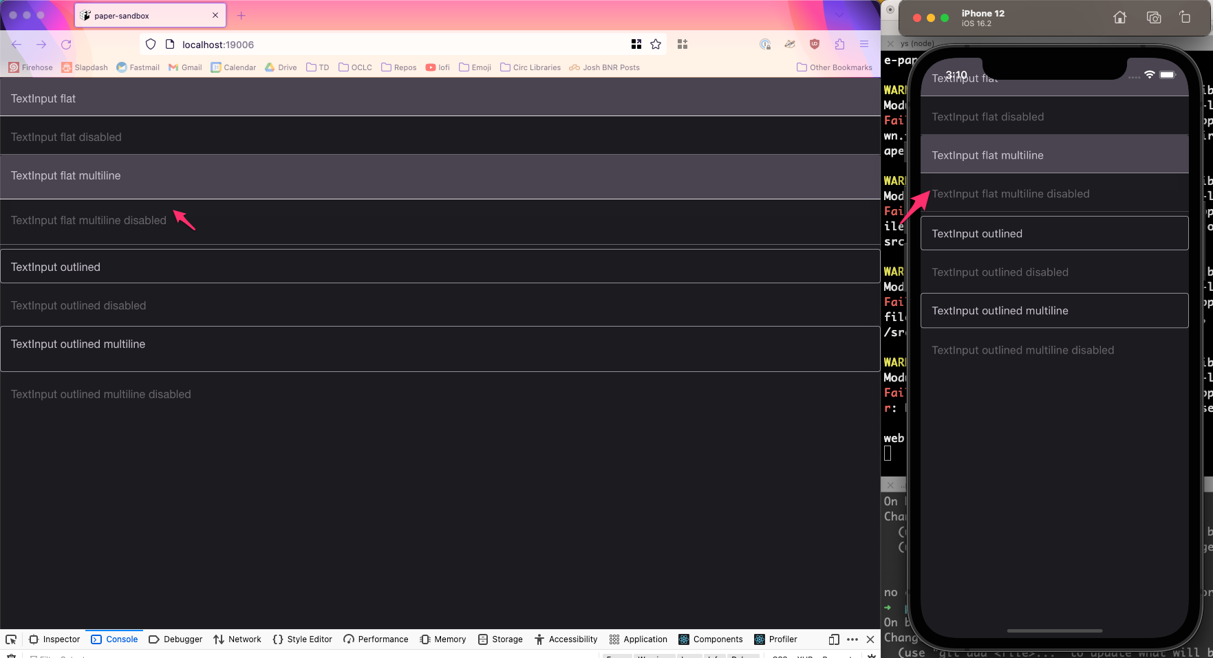 Textinput In A Specific Configuration Shows Visual Artifact On Ios And Web · Issue 3722 