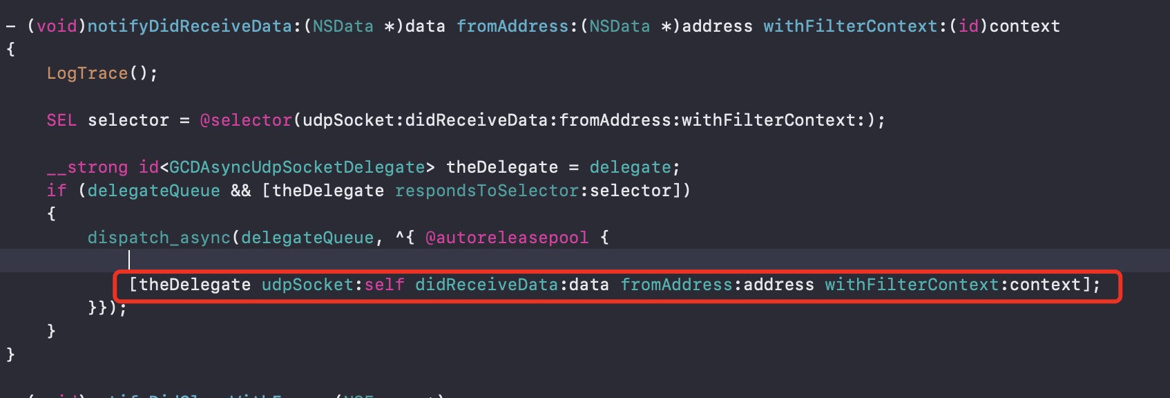 crash EXC_BAD_ACCESS UDPAsycSocket · Issue #719 · robbiehanson/CocoaAsyncSocket · GitHub