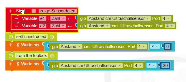 design a user- and developer-friendly sensor block · Issue #1067 · OpenRoberta/openroberta-lab ...