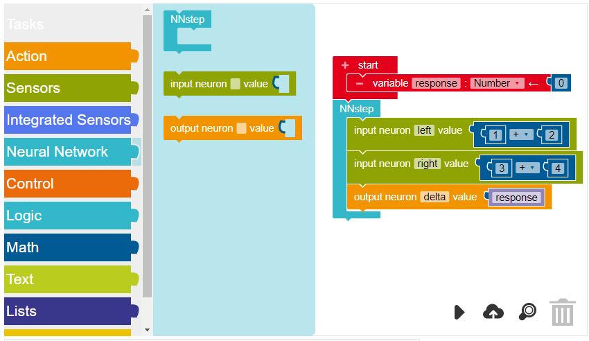 Design of the blockly blocks for NN · Issue #1118 · OpenRoberta/openroberta-lab · GitHub