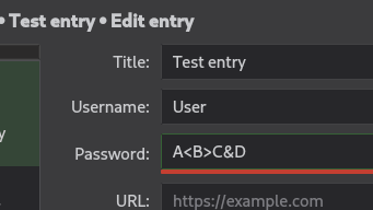 Show/preview password does not parse " " correctly · Issue #8806 · keepassxreboot/keepassxc · GitHub