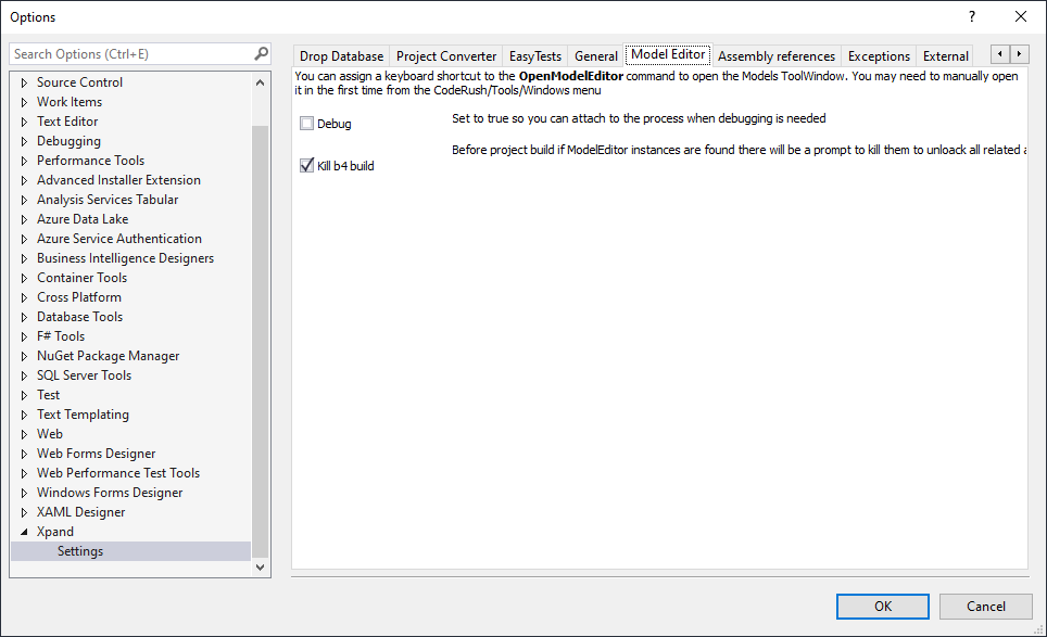 Model editor fails to load when XpandSystemAspNetModule is used and 2 dx version installed ...
