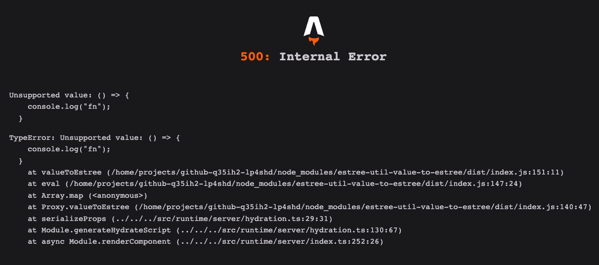 🐛 BUG: Warn if non-serializable props are passed to a client-side component · Issue #535 ...