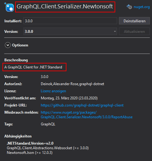 Fix Package Descriptions · Issue 202 · Graphql Dotnet Graphql Client · Github